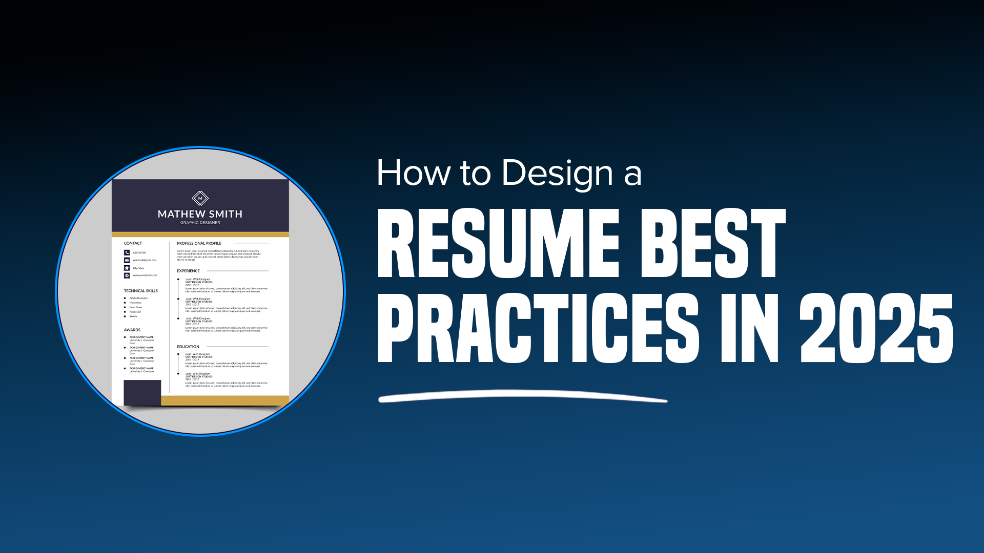 How to Design a Resume: Best Practices for 2025 - Digital Nest Blog